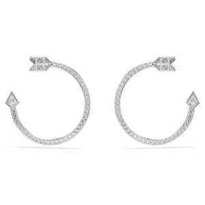SWAROVSKI Idyllia Hoop Earrings - White