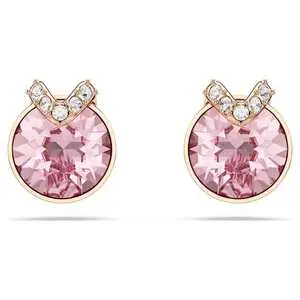 SWAROVSKI Bella V Stud Earrings Pink