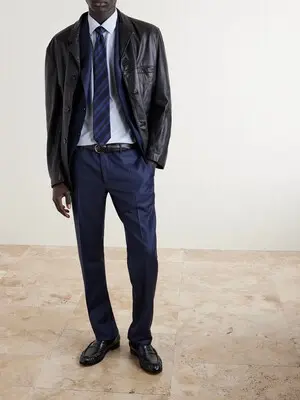 Paul Smith Striped Cotton-poplin Shirt - Blue