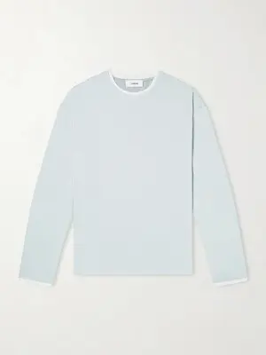 LARDINI Cotton-jersey T-shirt - Green