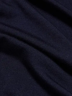 Nn07 Emerson 6605 Wool Polo Shirt - Blue