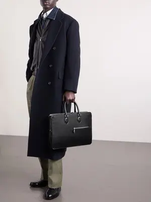 Berluti 1 Jour Leather Briefcase