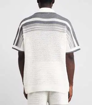 Casablanca Crochet Tennis Shirt