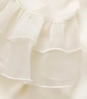 Cinq À Sept Clairette Ruffle Midi Dress