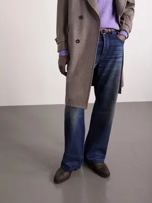 EDWARD GREEN Lanark Waxed-suede Desert Boots