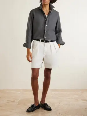 Eleventy Linen Shirt - Gray