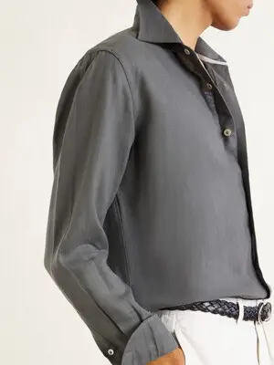 Eleventy Linen Shirt - Gray