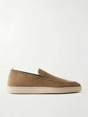 Officine Creative Herbie 001 Suede Loafers - Brown