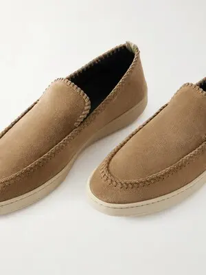 Officine Creative Herbie 001 Suede Loafers - Brown