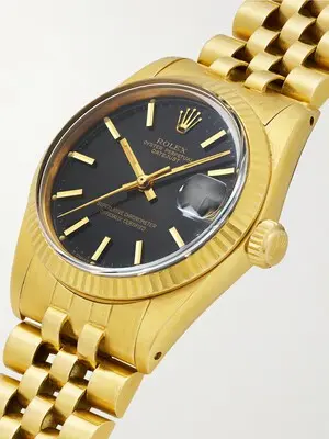 WIND VINTAGE Rolex 1979 Datejust 18 Karat Watch
