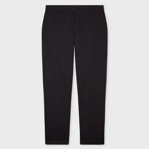 Paul Smith Navy Fine Cotton-twill Chinos