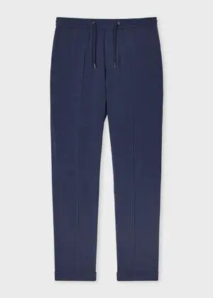 Paul Smith Check Seersucker Drawstring Trousers