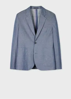 Paul Smith Light Slub Cotton-blend Unlined Blazer
