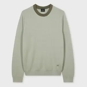 Paul Smith Organic Cotton Crewneck Sweater - Green