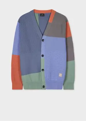 Paul Smith Colour-block Cotton Cardigan
