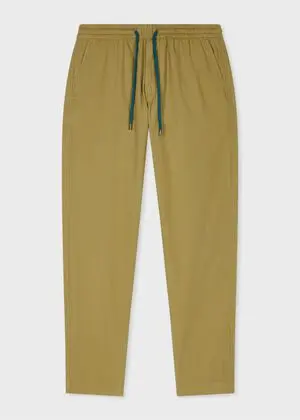 Paul Smith Cotton Poplin Drawstring Trousers