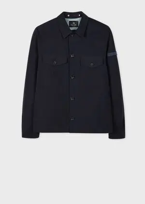 Paul Smith Navy Cotton-nylon Overshirt