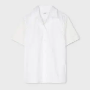 Paul Smith Cotton Broderie Panel Shirt