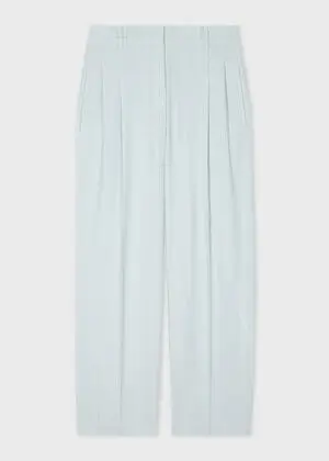 Paul Smith Light Pinstripe Pleated Tailored Trousers
