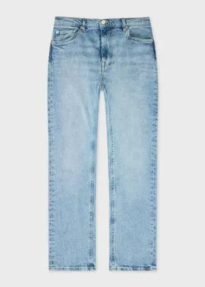 Paul Smith Straight-fit Light-wash Jeans