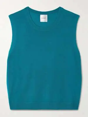 LESET James Merino Wool Tank - Turquoise