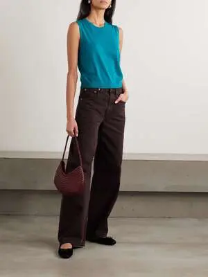 LESET James Merino Wool Tank - Turquoise