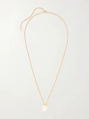 JIL SANDER Tone Pearl Necklace - Gold