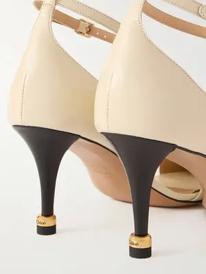 Chloé Cleiat Embellished Leather Pumps