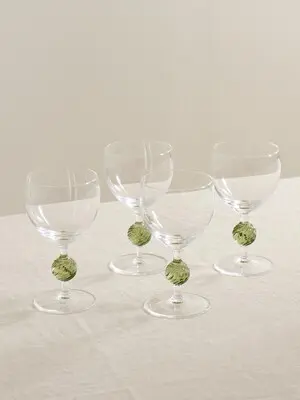 CABANA Set Of Four Demetra Wine Glasses - Neutrals