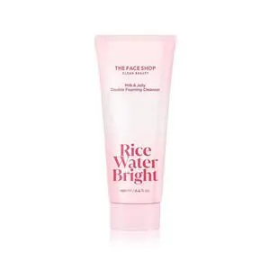 THE FACE SHOP Rice Water Bright Milk & Jelly Double Cleanser - One-color