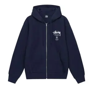 StÜssy World Tour Zip Hoodie