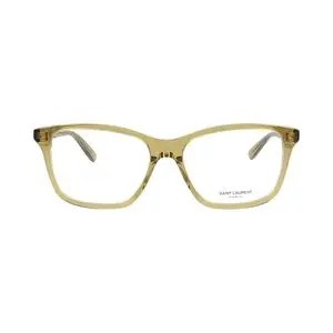 Saint Laurent Square Frame Eyeglasses - Yellow