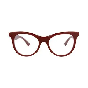 Bottega Veneta Round-frame Acetate Optical Frames - Red