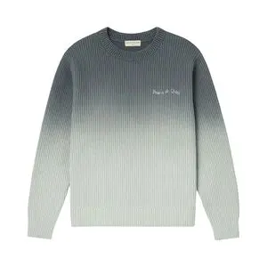 MUSEUM OF PEACE & QUIET Wordmark Knit Sweater - Grey