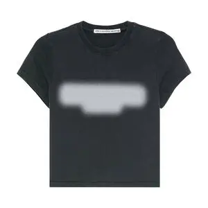 Alexander Wang Emboss Graphic Shrunken Tee
