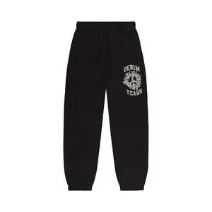 DENIM TEARS University Sweatpants - Black