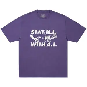 PALACE Printed T-shirt - Purple