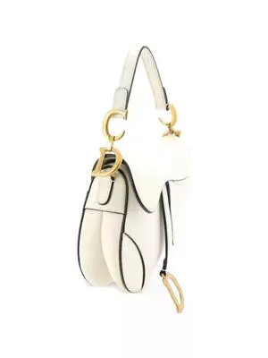 Dior Saddle Leather Shoulder Bag - Neutrals