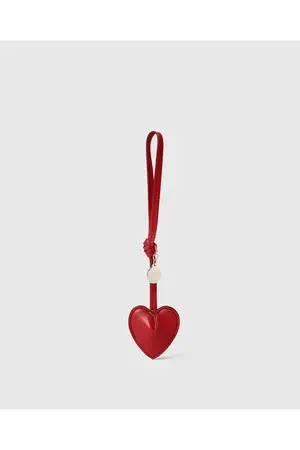 Stella McCartney Heart Charm Keyring - Red