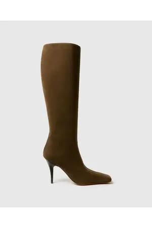 Stella McCartney Square-toe Knee-high Stiletto Boots