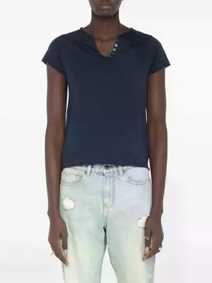 Zadig&Voltaire Henley Graphic T-shirt