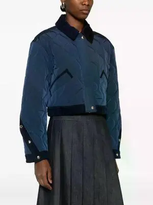 Maje Quilted Corduroy Trimmed Jacket