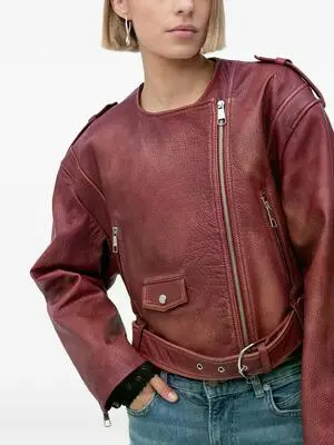 BOSS Belted Zip-up Jacket
