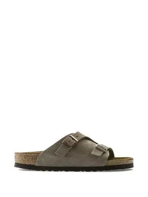BIRKENSTOCK Zürich Buckle Strap Sandals - Grey