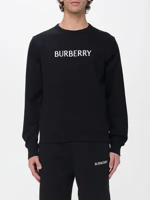 Burberry Logo Crewneck Sweatshirt - Black
