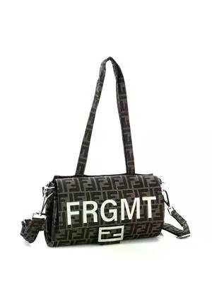 Fendi X Frgmt Foldable Baguette Bag - Brown