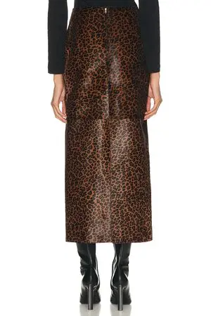 Nour Hammour For Elisse Ponyhair Skirt