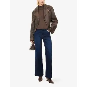 Paige Anessa 33' Wide-leg Stretch-denim Jeans - Elevated