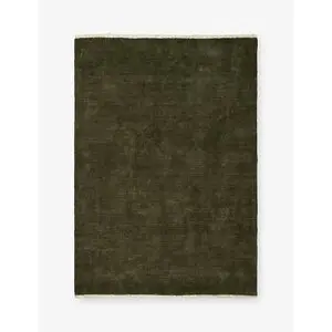 FERM LIVING Firth Jute And Cotton Rug 200 X 300cm - Olive