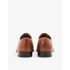REISS Lace-up Leather Formal Shoes - Light Tan